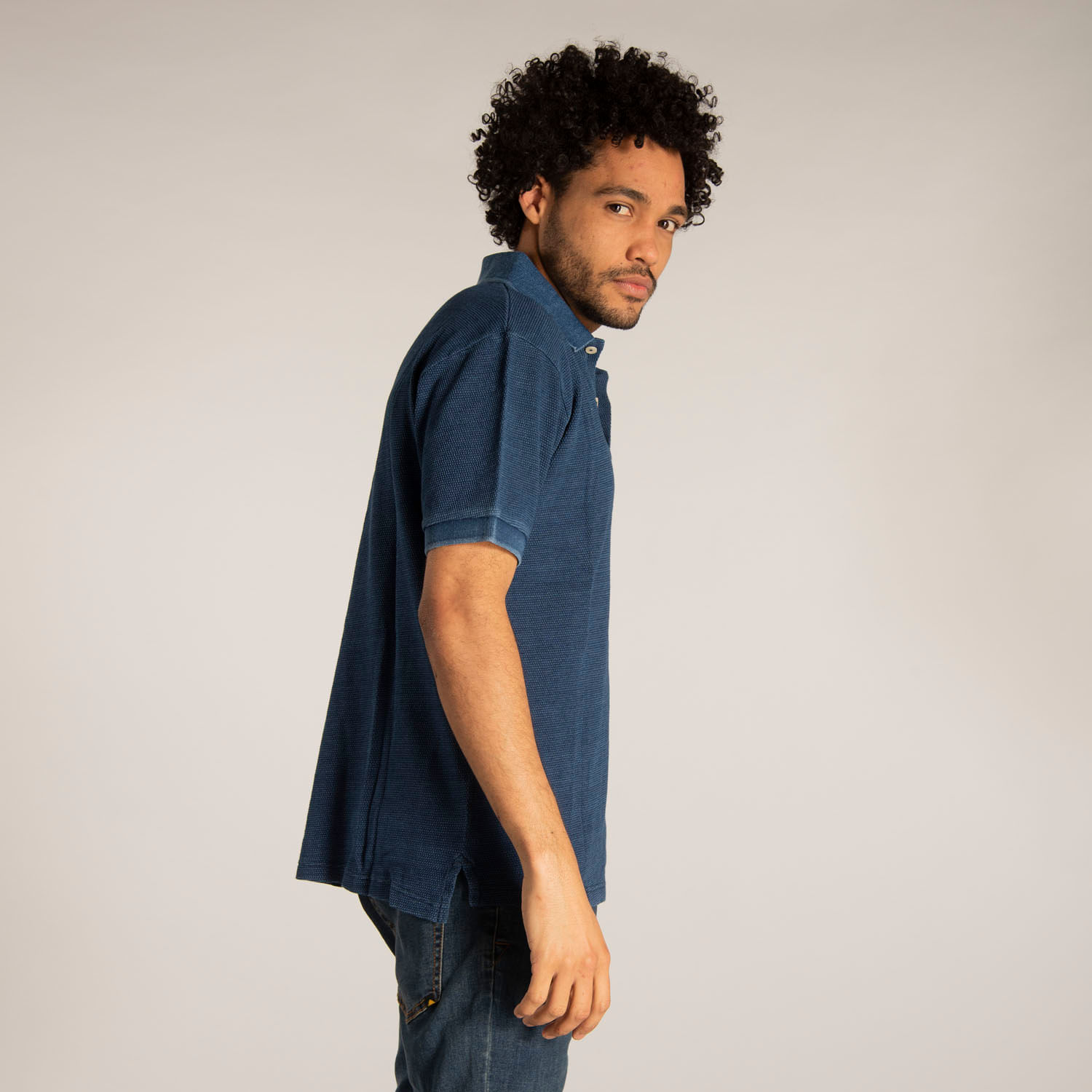 Polera Polo Manga Corta Hombre Foundation Indigo Polo-Cat Chile - Cat ...