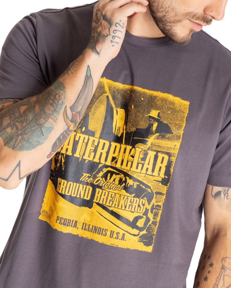 Polera Manga Corta Hombre Foundation Og Ground Breakers Tee-Cat Chile ...