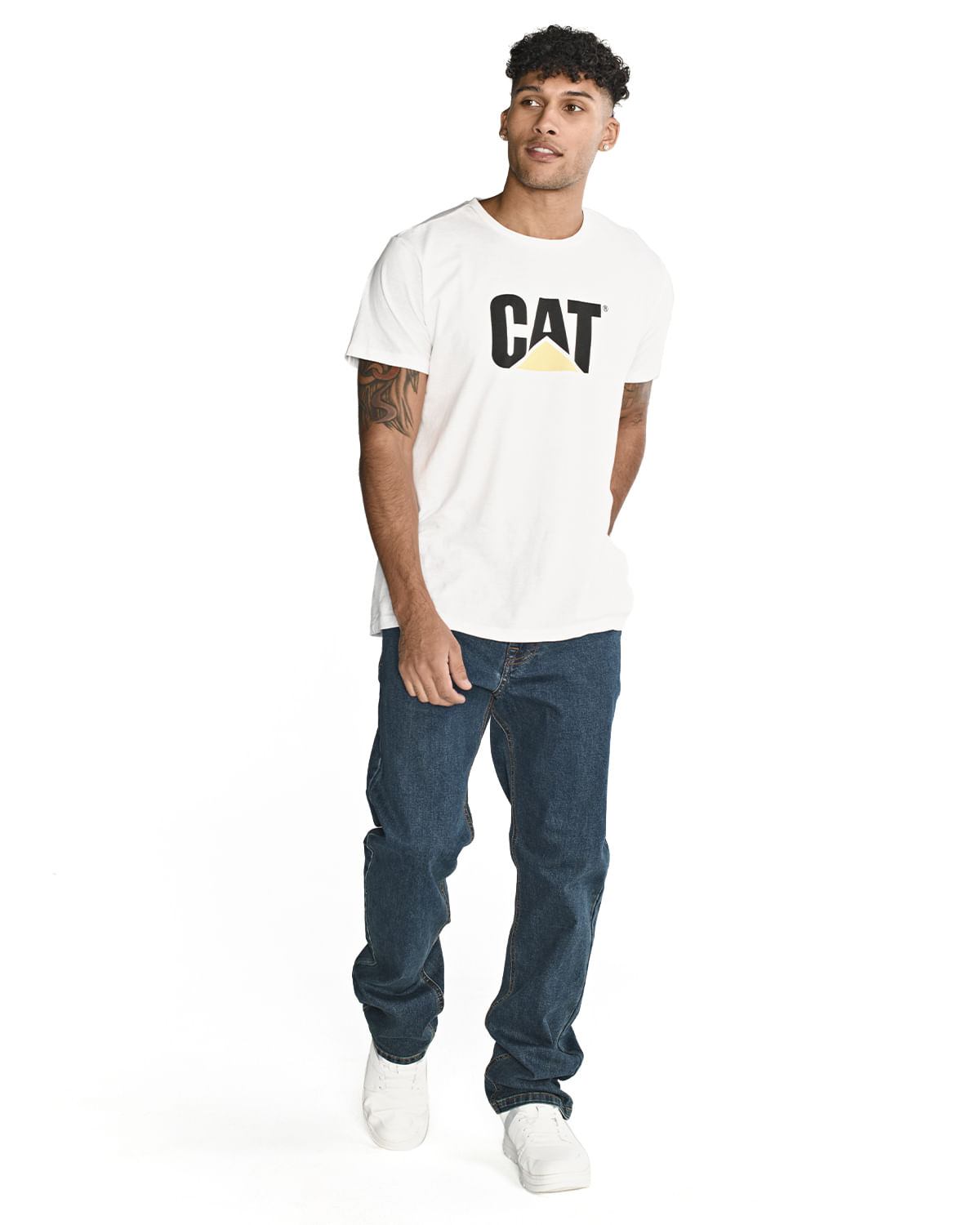 Jeans Casual Hombre Triblend Stretch Denim Straight Azul Cat-Cat Chile ...