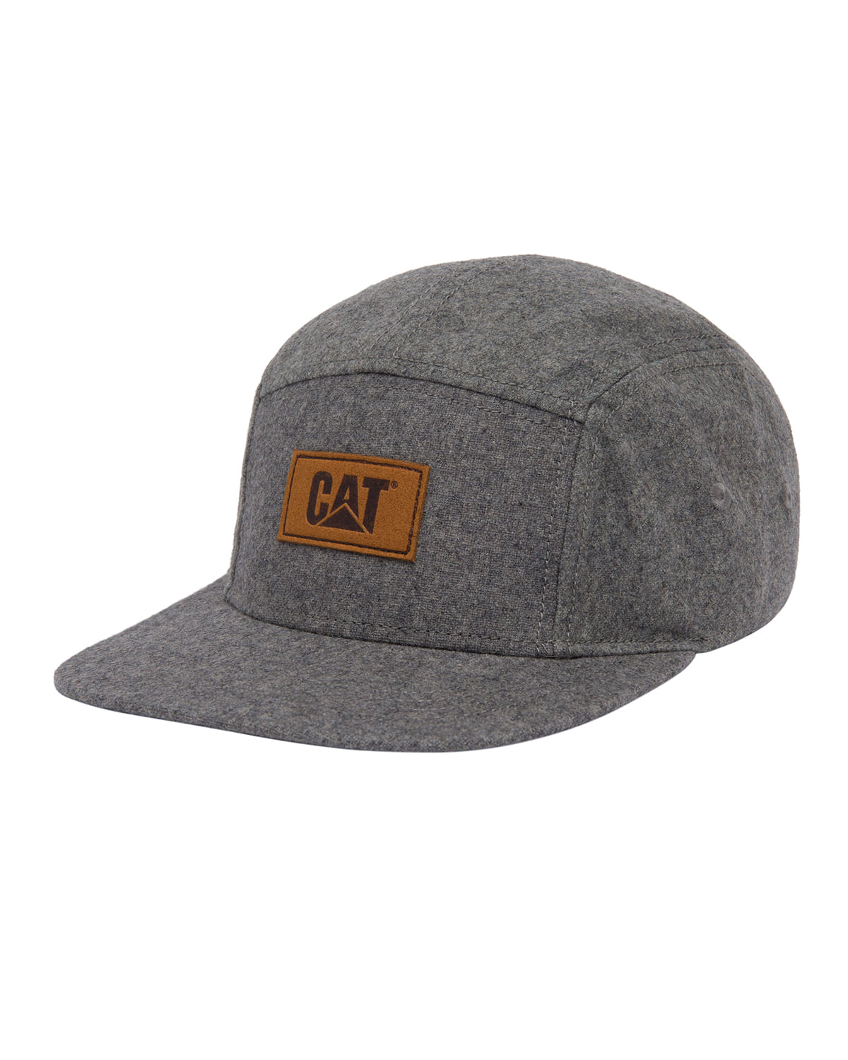 Jockey Casual Unisex Cat Logo Patch Flat Bill Hat Gris Cat-Cat Chile ...