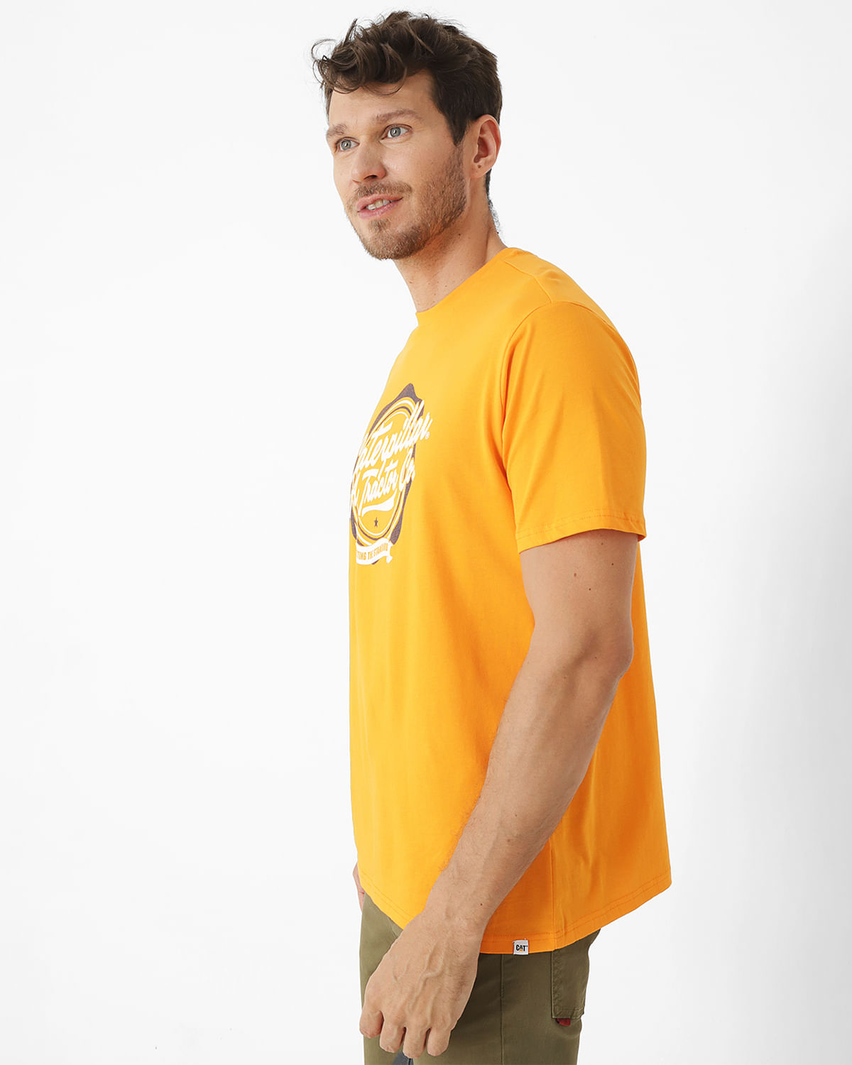 Polera Manga Corta Casual Hombre The Road Ahead Graphic Tee 8 Naranjo ...