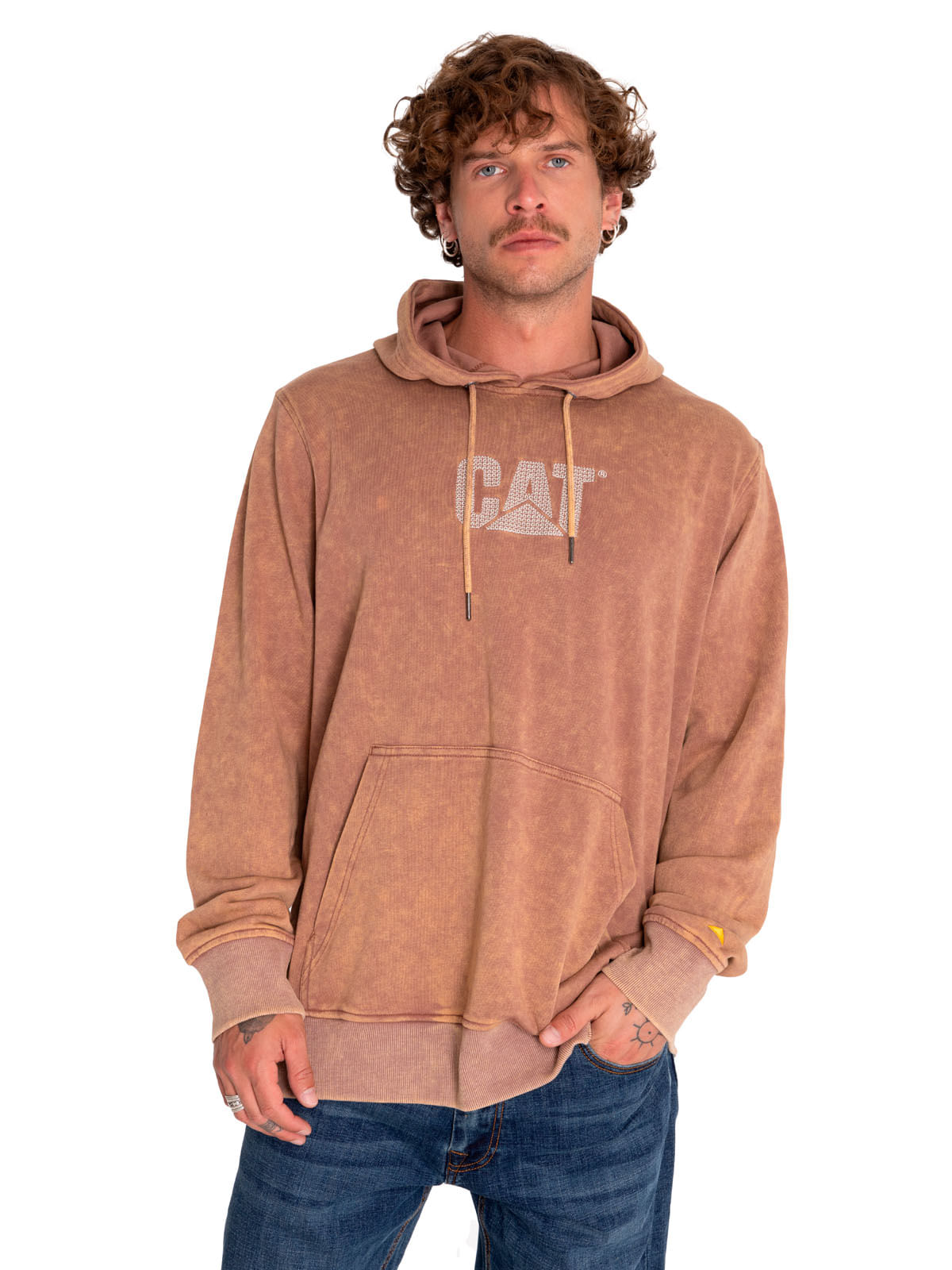 Poleron Casual Unisex Heritage Uniform Embroidered Hoodie Gris Cat-Cat ...