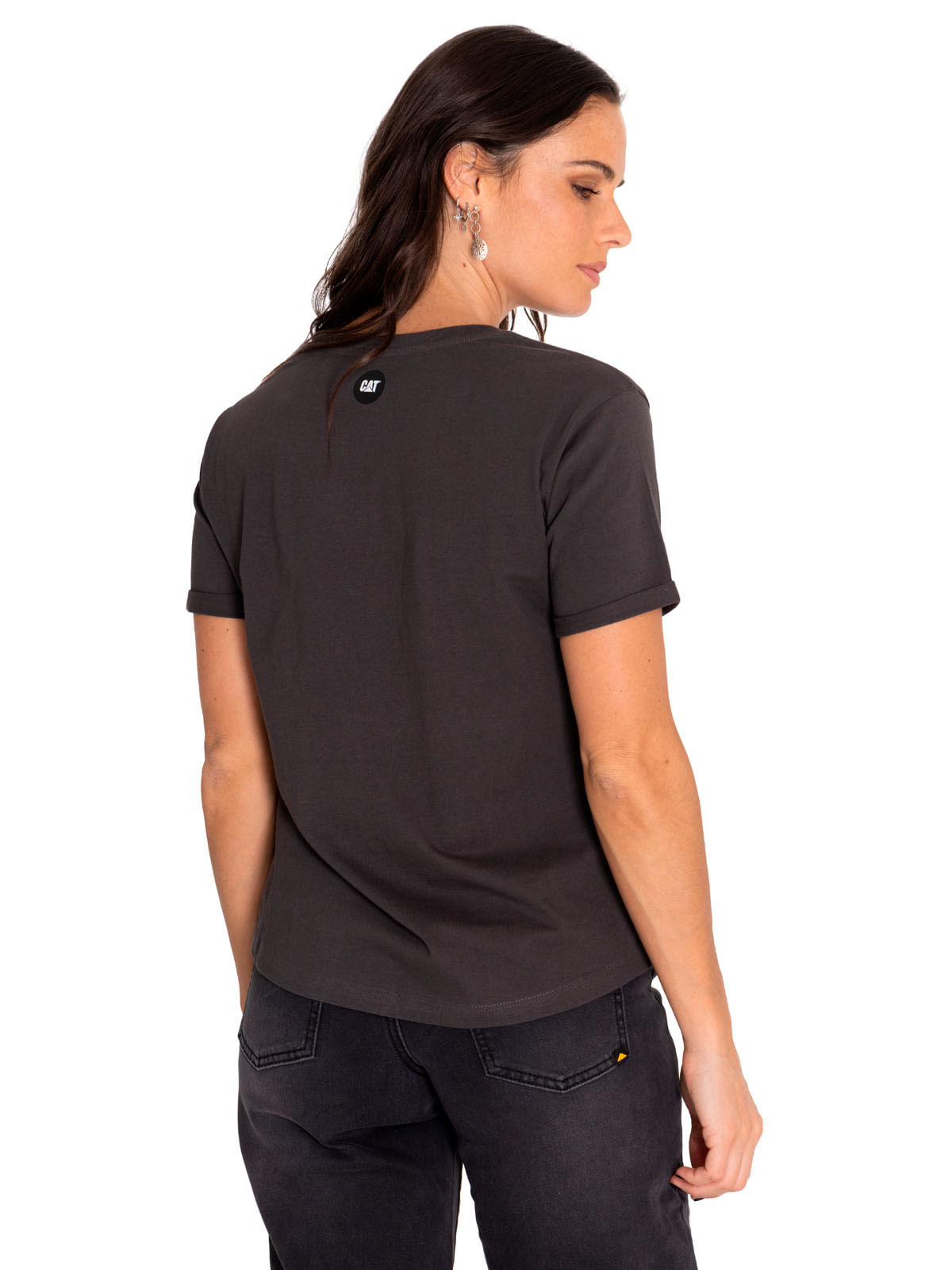 Polera Manga Corta Casual Mujer Novelty Droptail Tee Negro Cat-Cat Chile - Cat | Tienda oficial ...