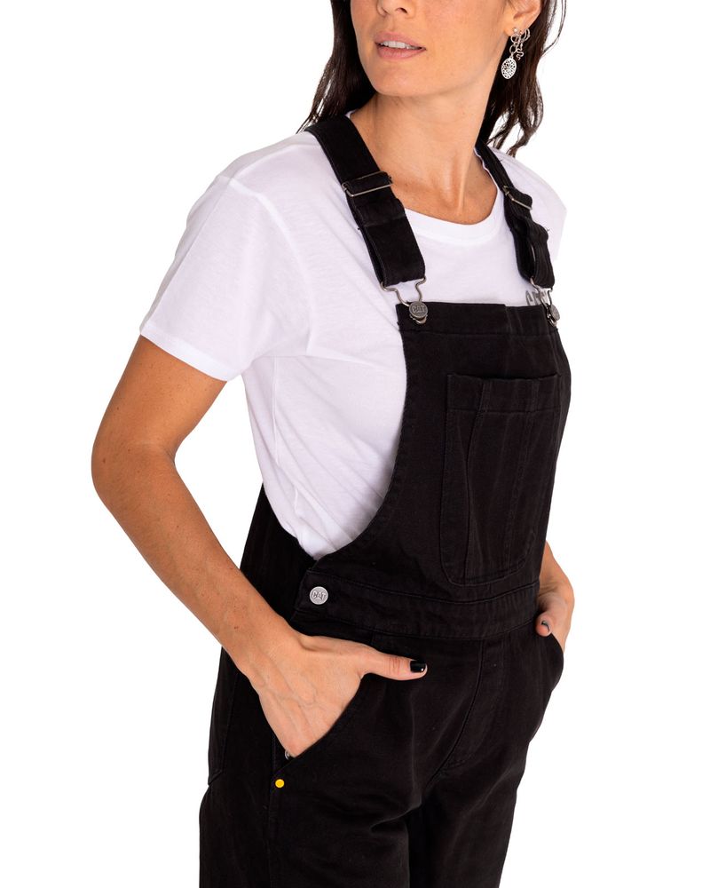 Jardinera Casual Mujer Heritage Uniform Twill Overall Negro Cat-Cat ...