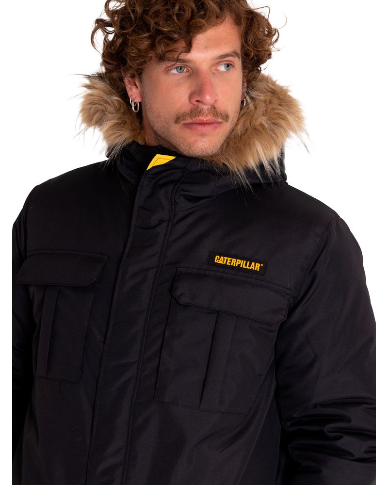 Parka Casual Hombre Mediumweight Insulated Utility Parka Negro Cat-Cat ...