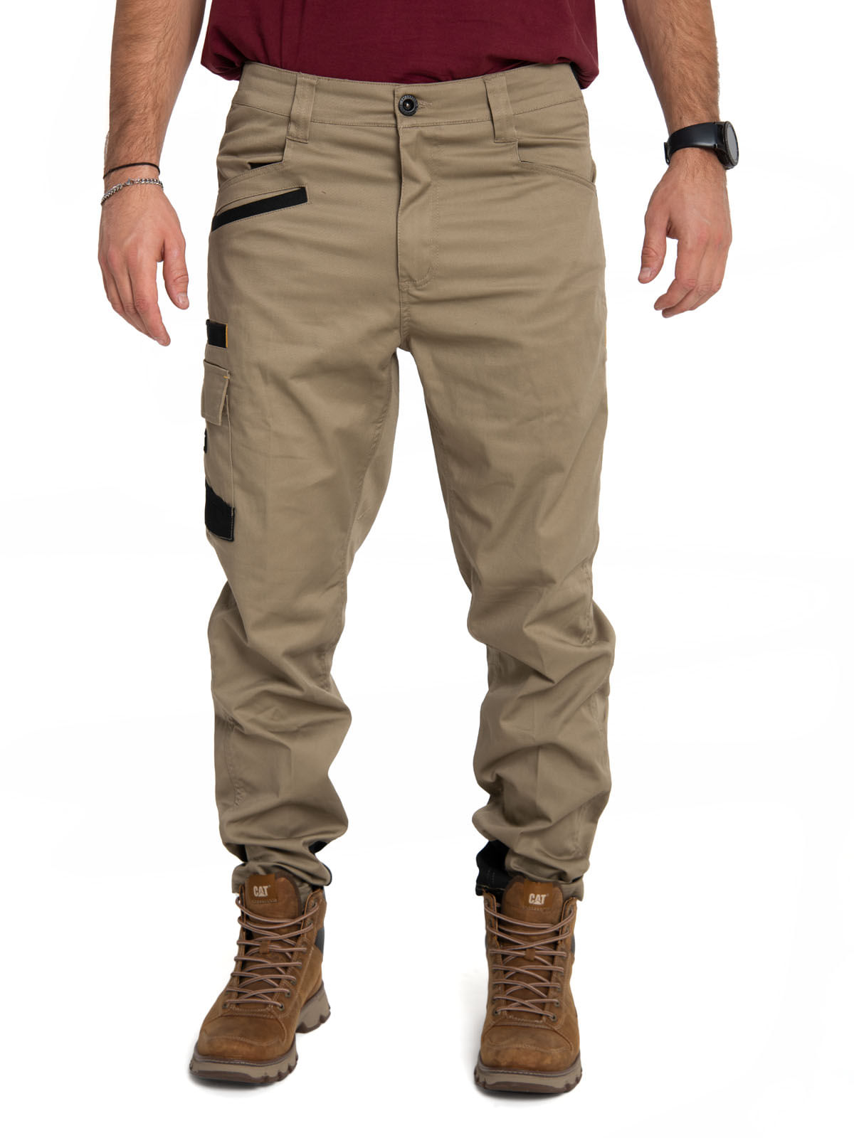 Pantalon Casual Hombre Elite Operator Trouser Café Cat-Cat Chile - Cat ...