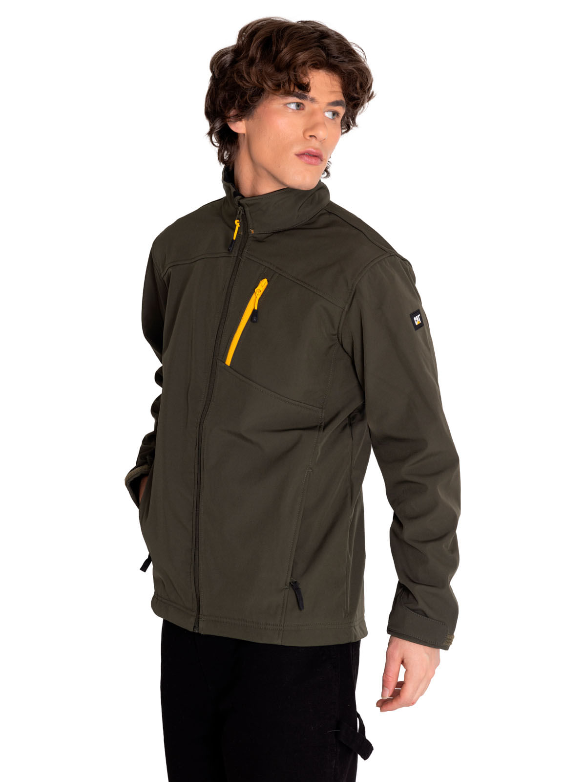 Chaqueta Casual Hombre Essential Softshell Jacket Verde Cat-Cat Chile - Cat | Tienda oficial Cat ...