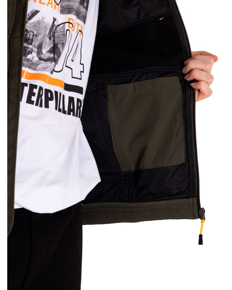 Chaqueta Casual Hombre Essential Softshell Jacket Verde Cat-Cat Chile - Cat | Tienda oficial Cat ...