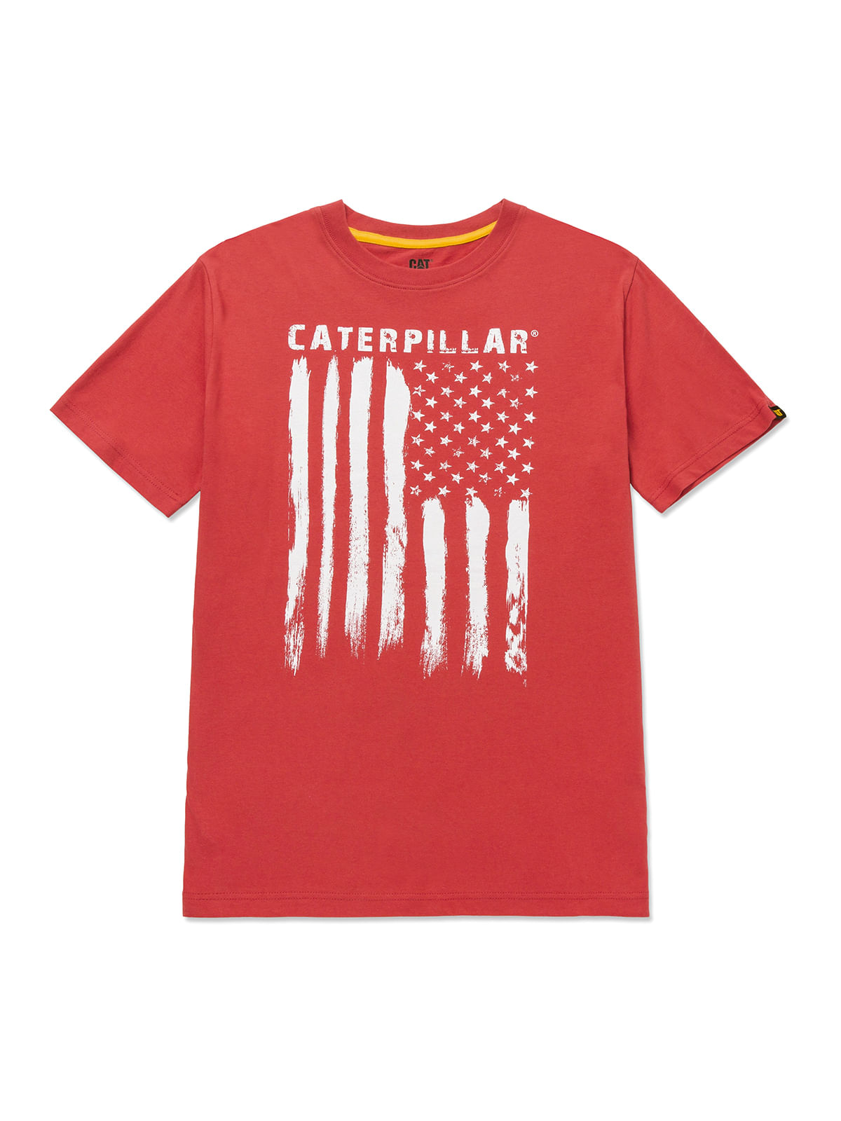 Caterpillar - Polera Manga Corta Casual Hombre Graphic Tee Rojo Cat ...